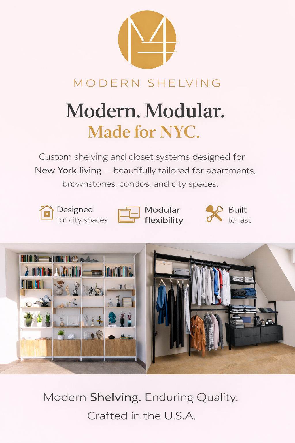 Modern Shelving NYC